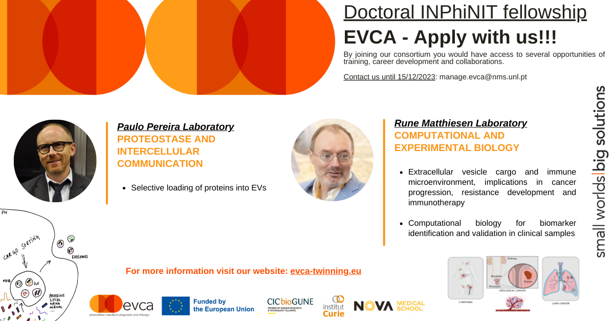 Extracellular Vesicles in Clinical Applications (EVCA) is looking for ...